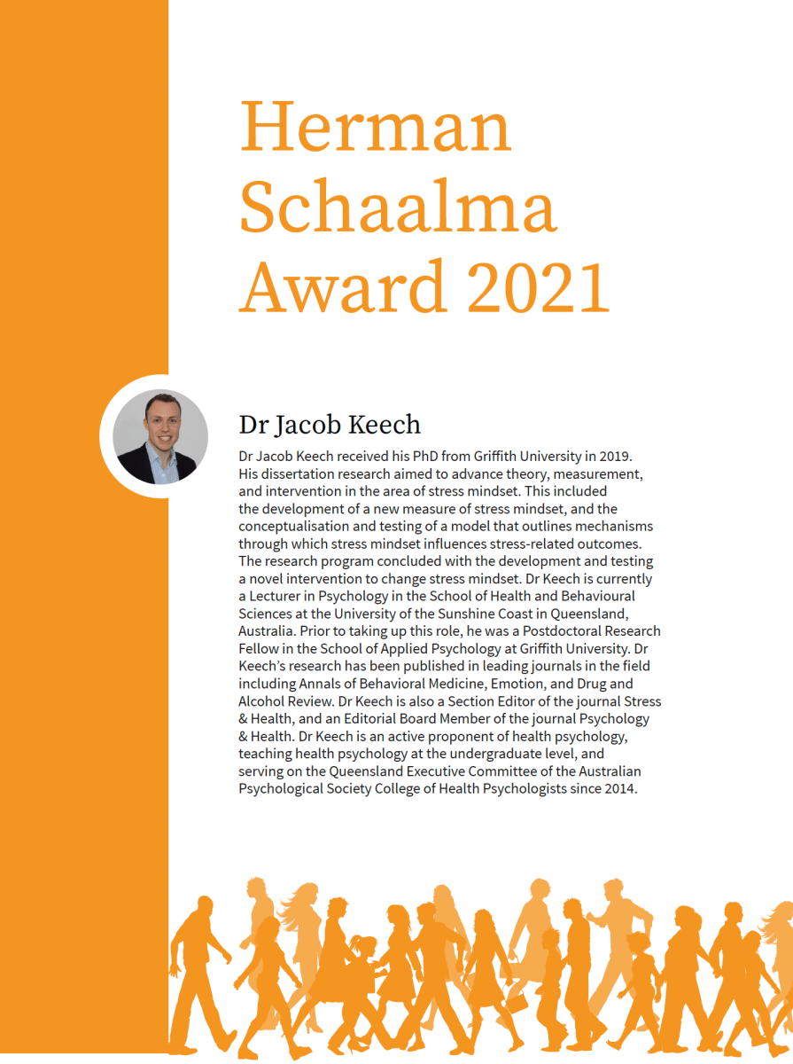 EHPS Conference Award – Dr Jacob Keech – HaPI Research Lab